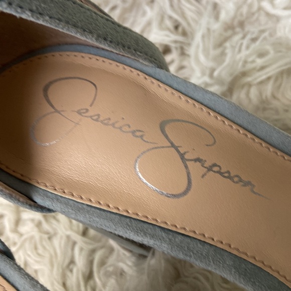 Jessica Simpson | Shoes | Jessica Simpson Blue Velvet Hills Sandals ...